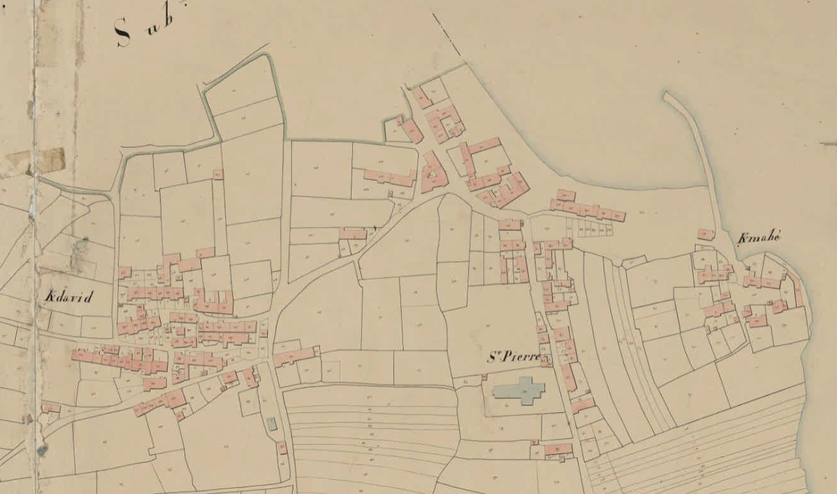 En remontant le temps - Cadastre Napoléon - KER1856